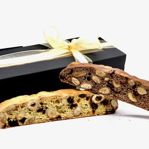4pcs - Biscotti Gift Box, Homemade Gourmet Cookies, Christmas Gift for ...