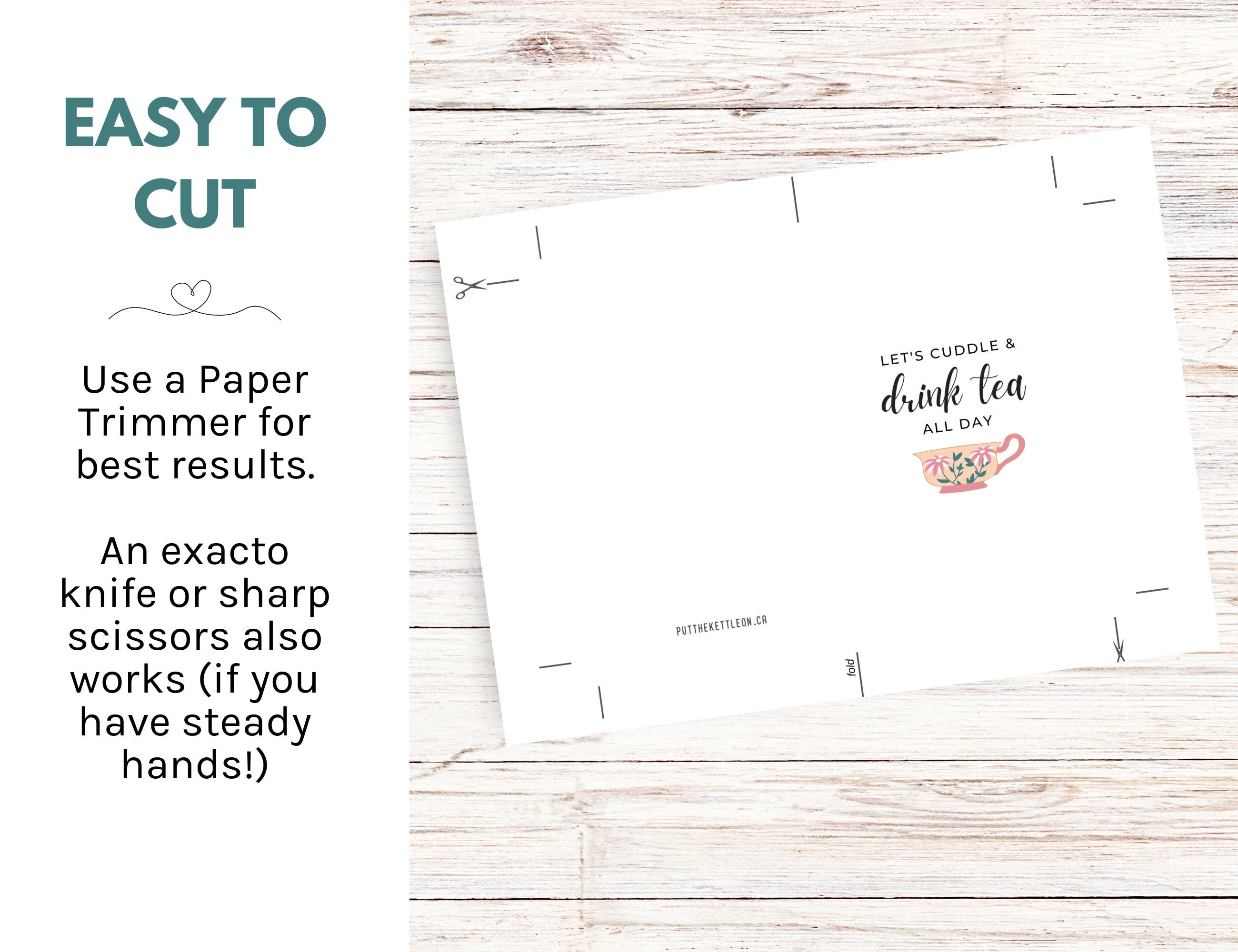 Tea Quotes Printable Greeting Cards, Thinking of You Cards, Set of 8 ...