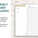 Printable Habit Tracker Bundle | Daily Habit Tracker | Weekly, Monthly ...