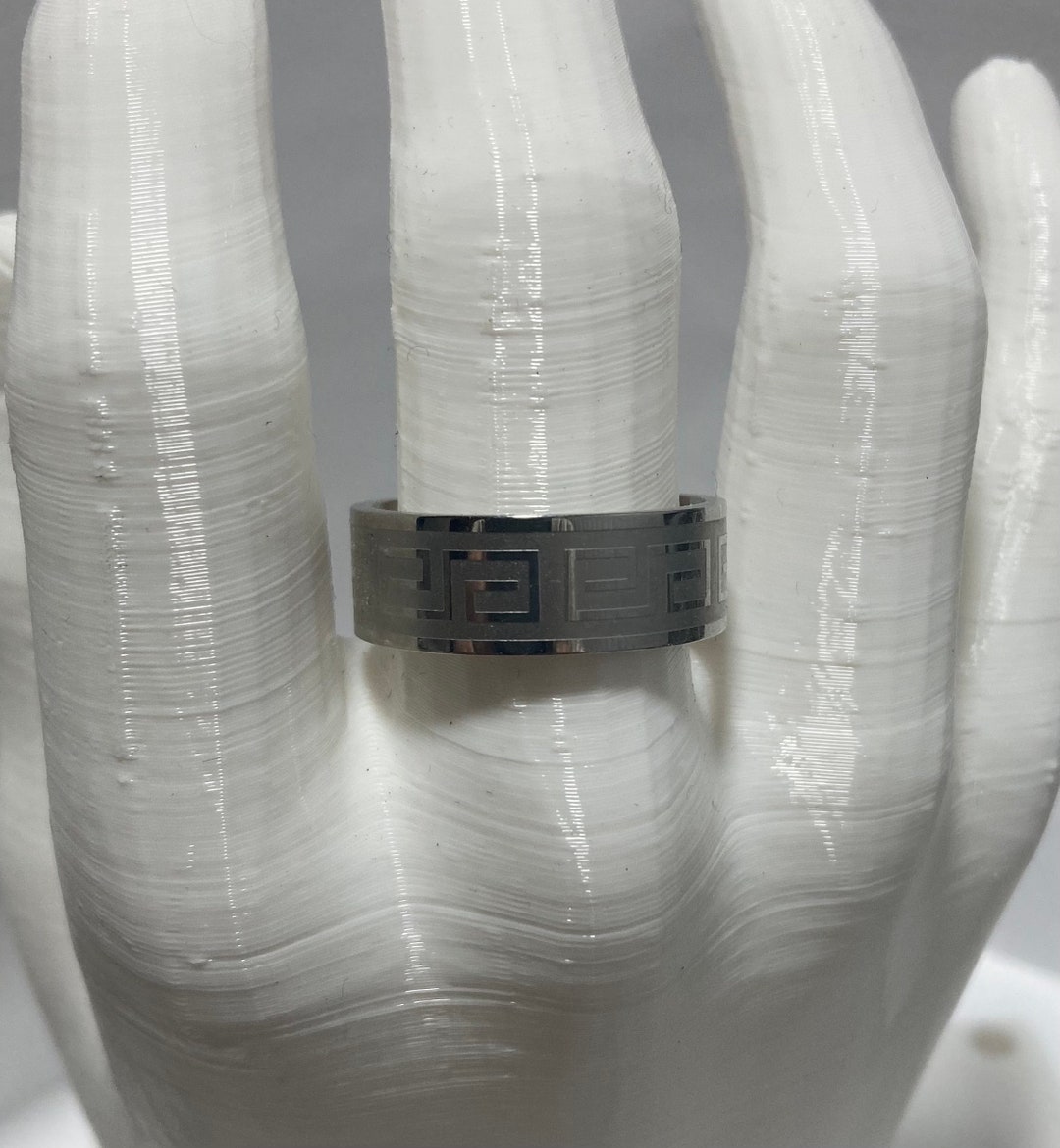 Aztec Maze Ring - Etsy