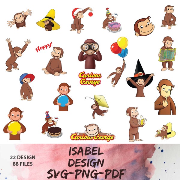 Curious George - Etsy