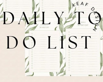 Boho Printable Planner to Do List Printable Daily Mom - Etsy