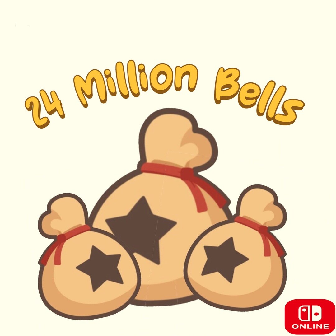 24 Million Bells Animal Crossing New Horizons Delivery - Etsy