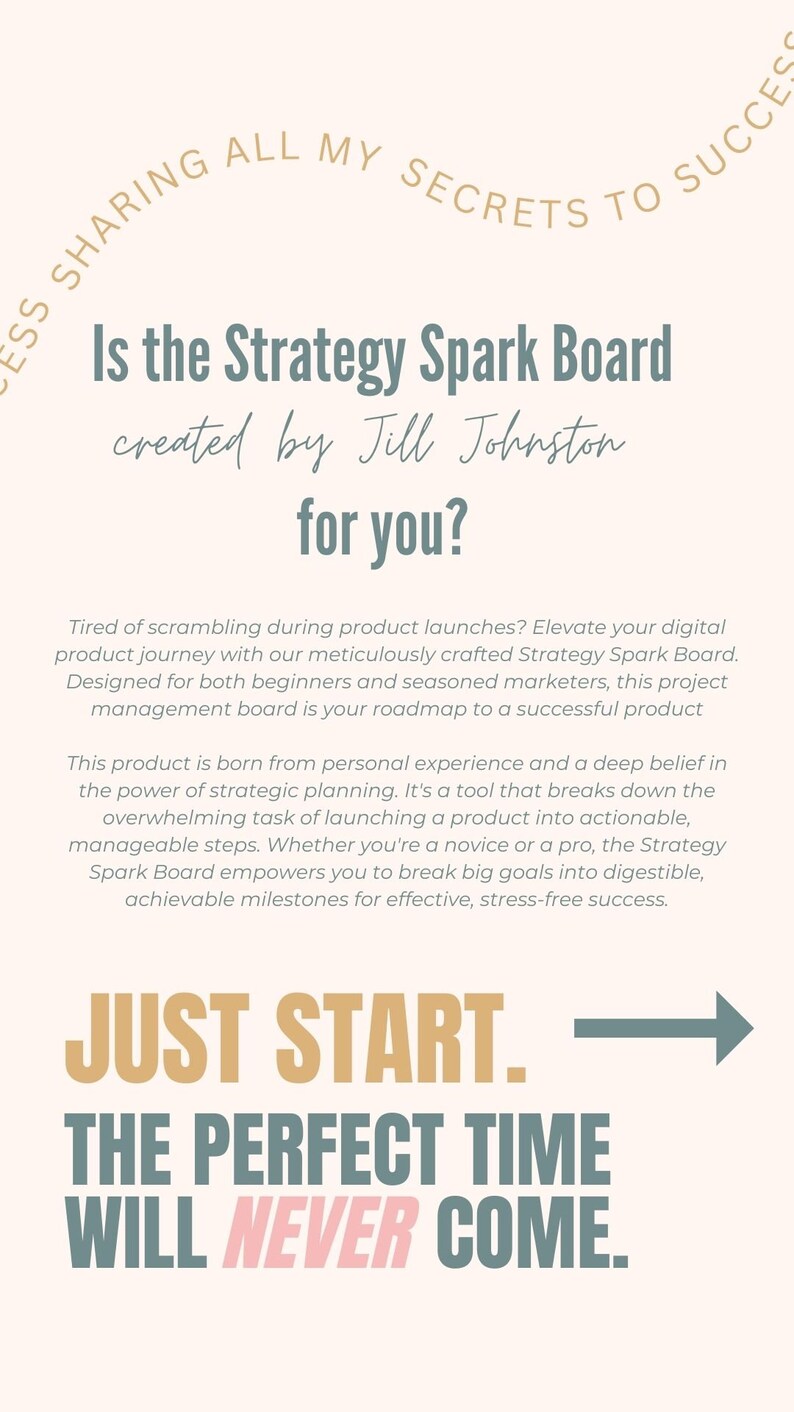 Strategy Spark Board - Etsy