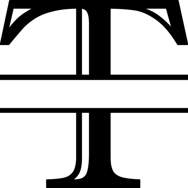 Monogram Letter T - Etsy