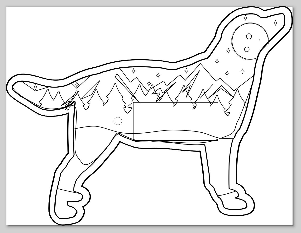 Digital File - 8 Layer Dog Art Piece (svg, Dxf, and Pdf) - Multiple ...