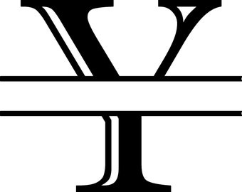 C Letter Split Monogram Digital File With SVG and PNG File - Etsy