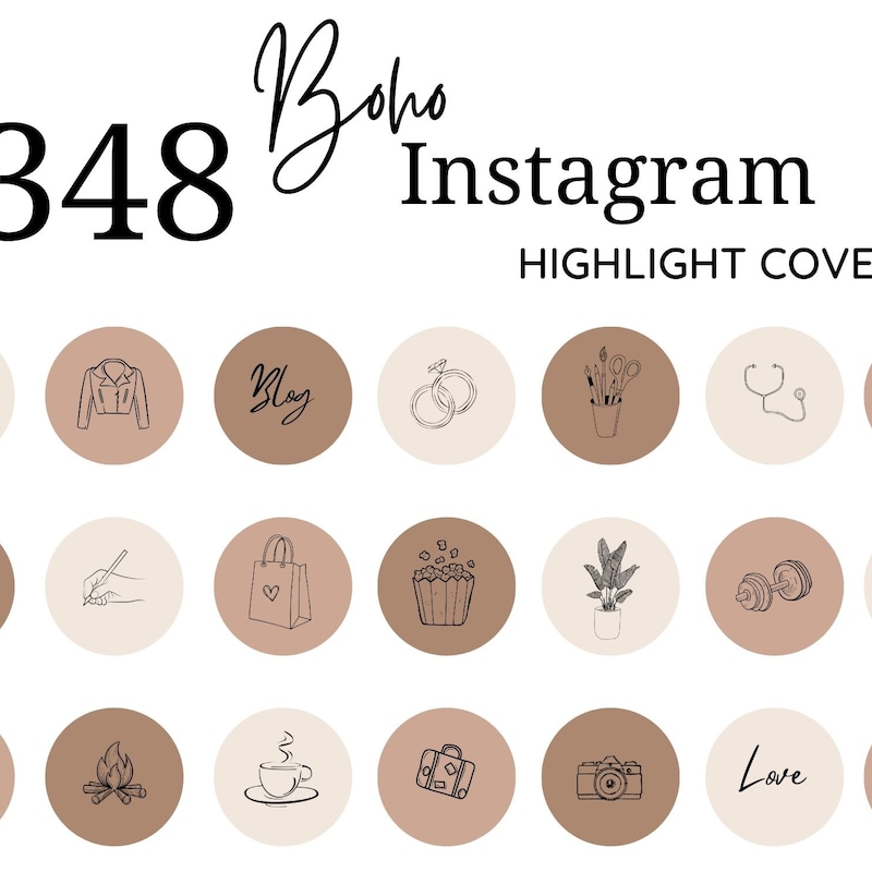 Instagram Highlight Icons - Etsy