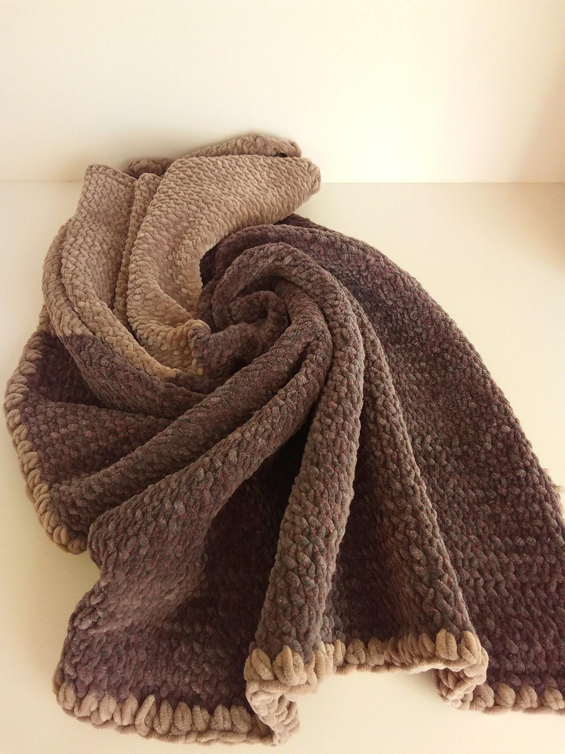 Newborn Baby Velvet Wool Fluffy Knit Blankettoddler Kids - Etsy