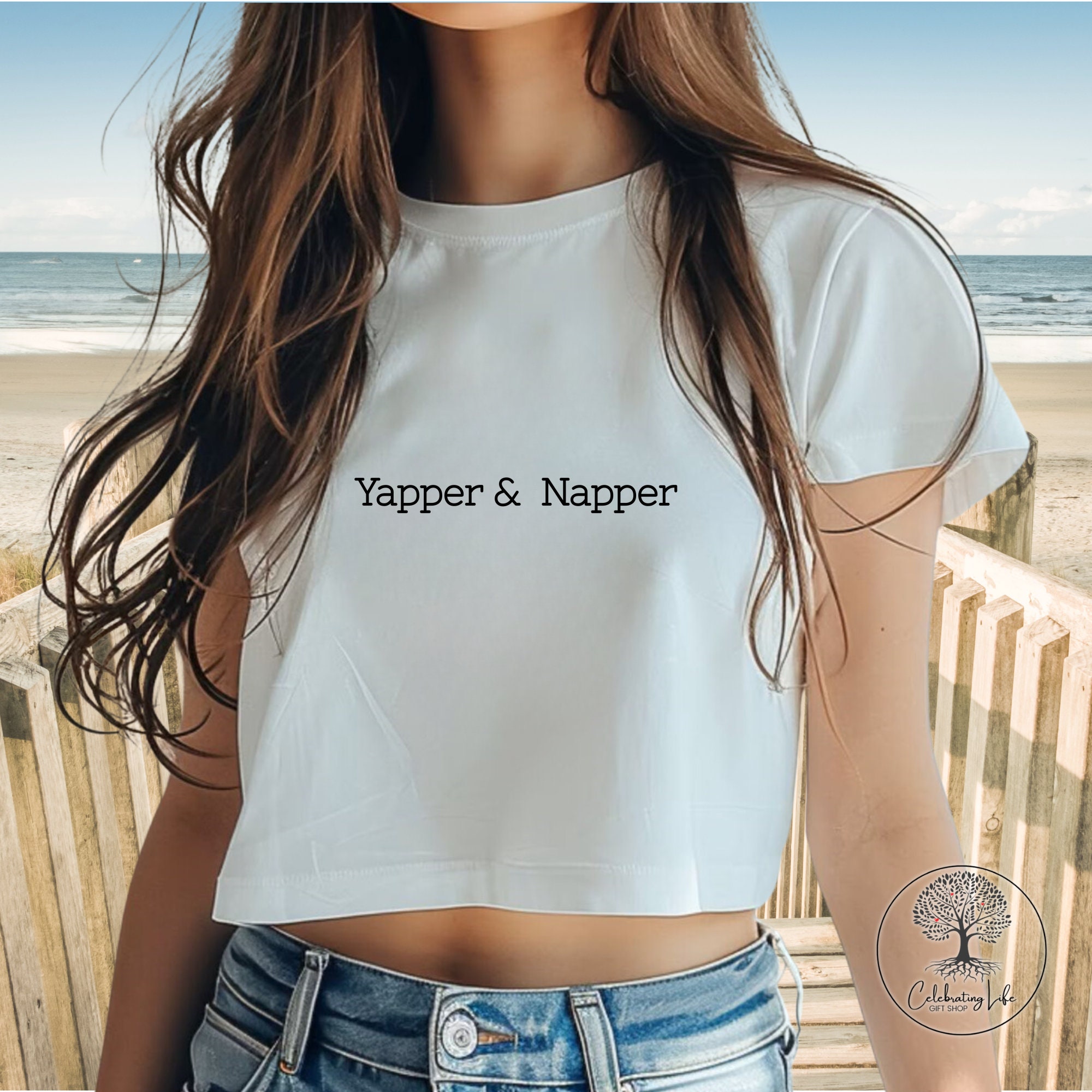 Yapper and Napper Baby Tee, Professional Yapper, Funny Gifts, Girly Shirt, Y2K Meme Shirt, Gift ...