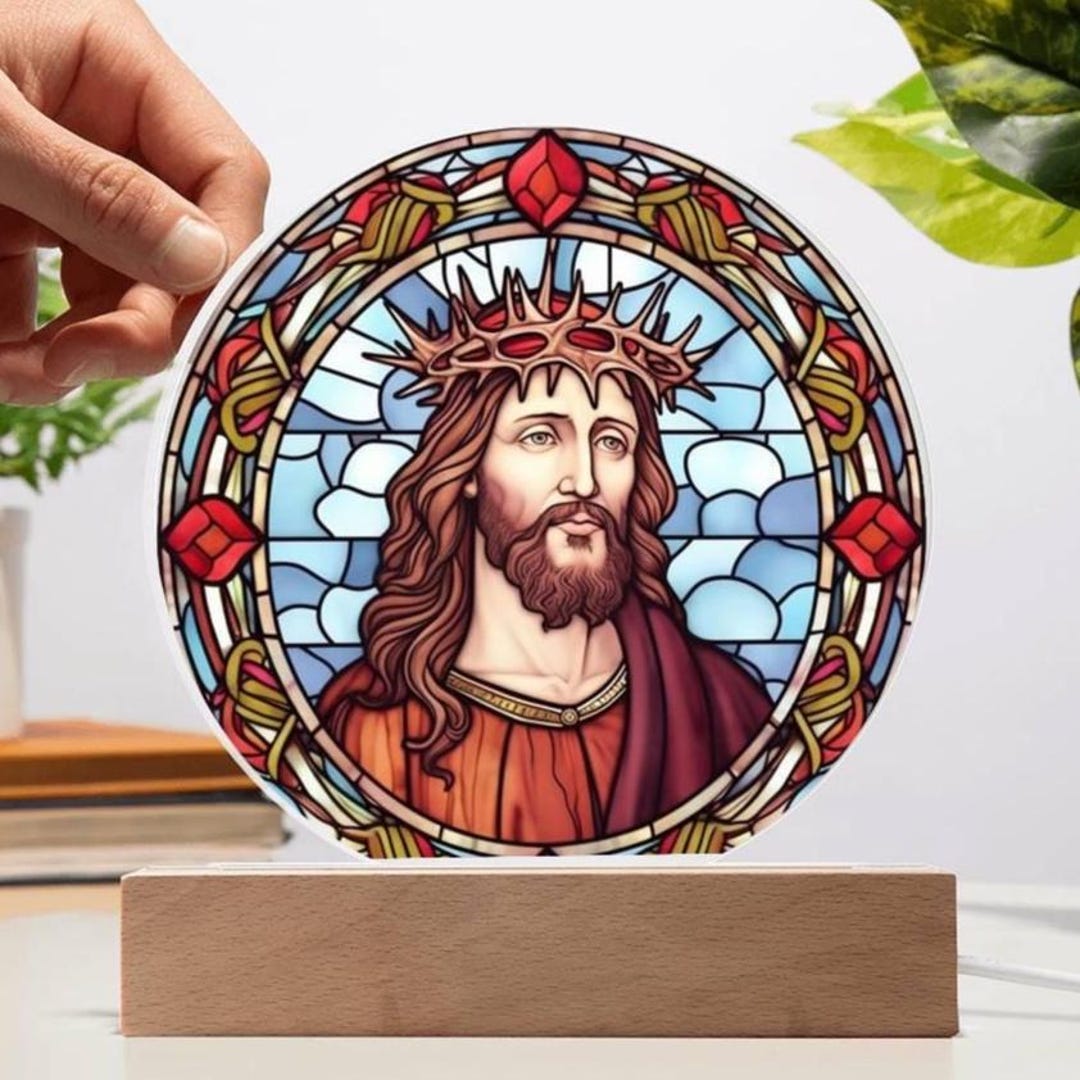 Jesus Christ Plaque, Christian Gift, Religious Gift, Christian Home ...