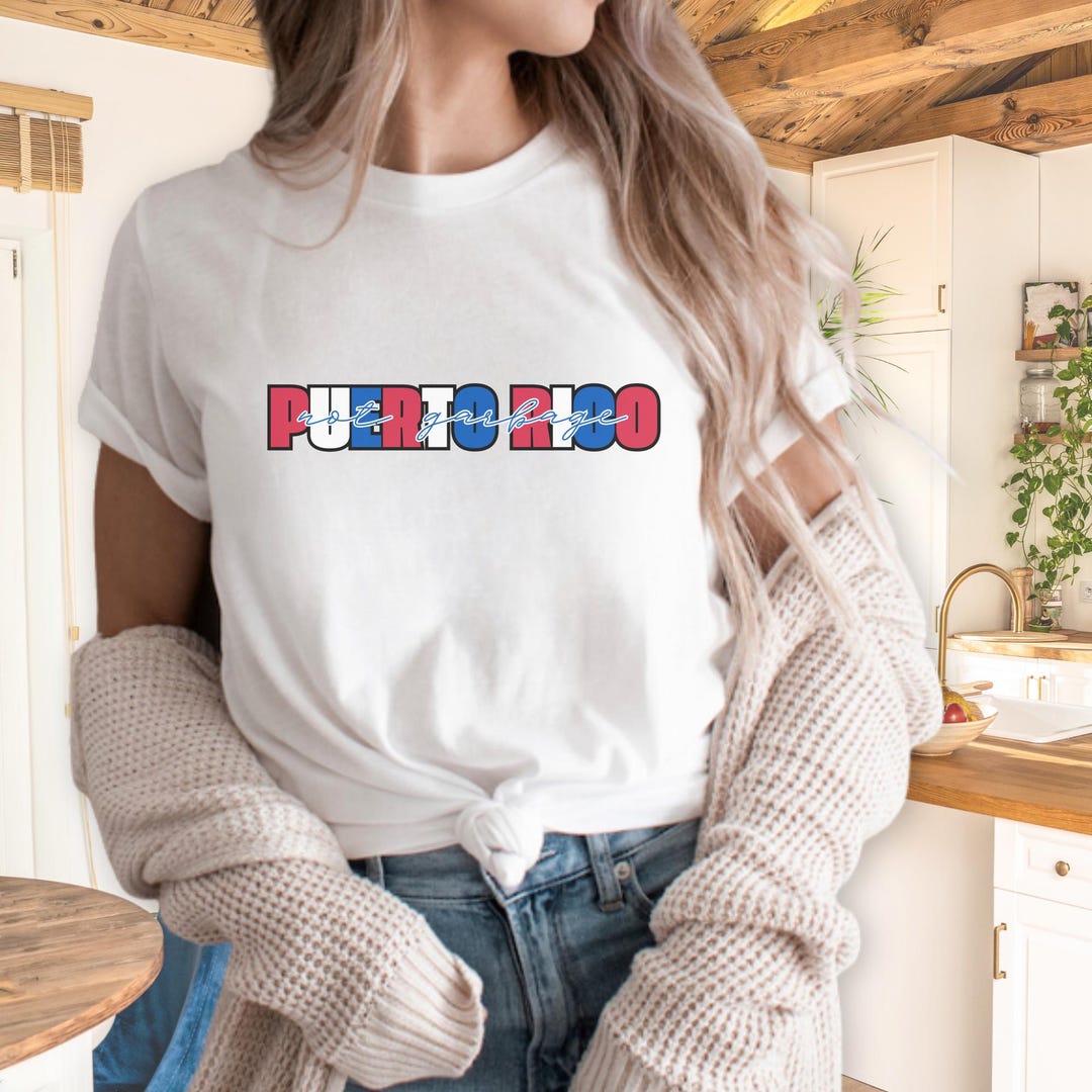 Puerto Rico Not Garbage Shirt, Boricua Tshirt, Puerto Rican Art, Taino ...