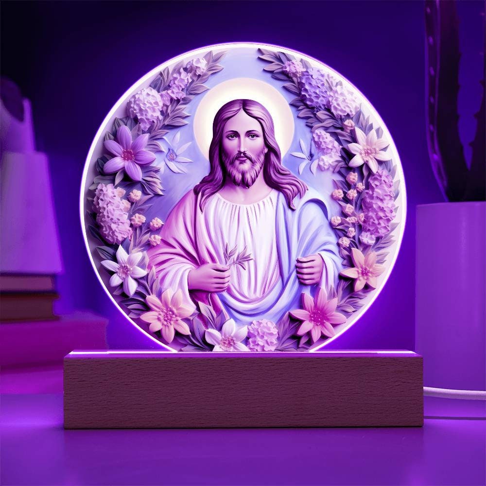 Jesus is King Acrylic Plaque, 3D Look, Jesus Statue, Good Friday ...