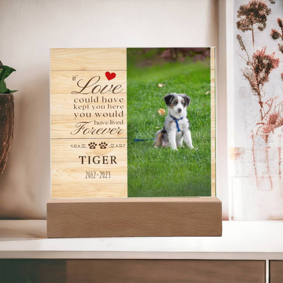 Pet Memorial Plaque Pet Remembrance Gift Dog Memorial - Etsy