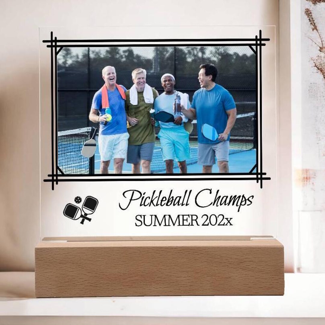 Custom Pickle Ball Award Plaque, Appreciation Gift, Man Cave Decor ...