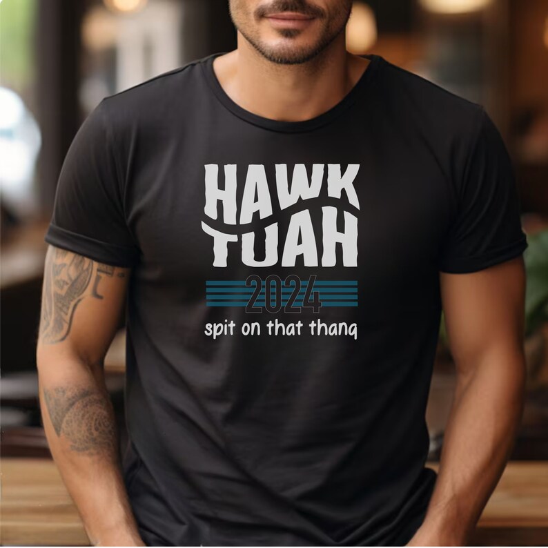 Hawk Tuah '24, Unisex Tshirt, Tik Tok Shirt, Gift for Her, Trendy Shirt ...