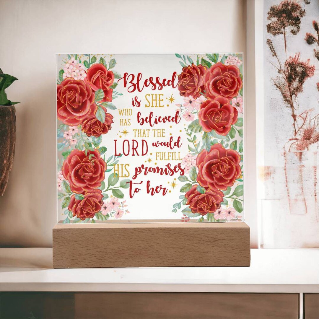 Floral Christian Acrylic Plaque, Christianity, Easter Gift, Jesus Saves ...