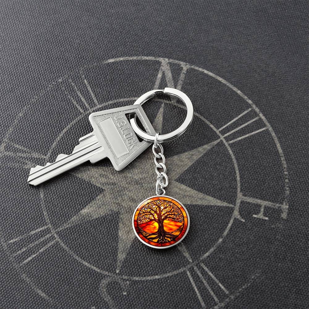 Tree of Life Pendant Keychain Tree Charm Keychain, Family Keychain ...