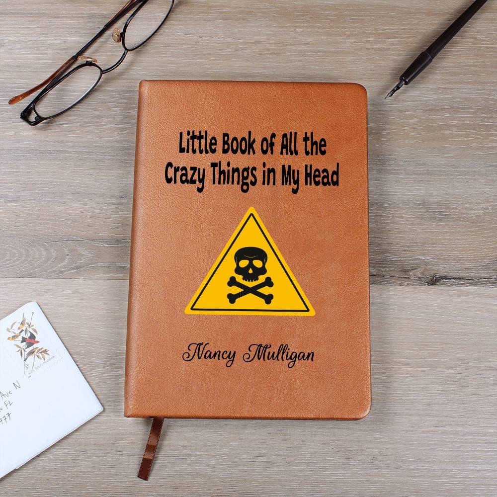 Caution Skull Mood Tracker Journal, Mothersdaygift, Daily Gratitude ...