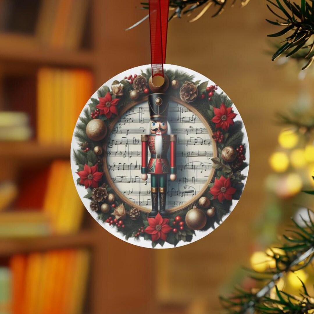 Nutcracker Christmas Ornament, Nutcracker Figurine Plaque, Nutcracker ...