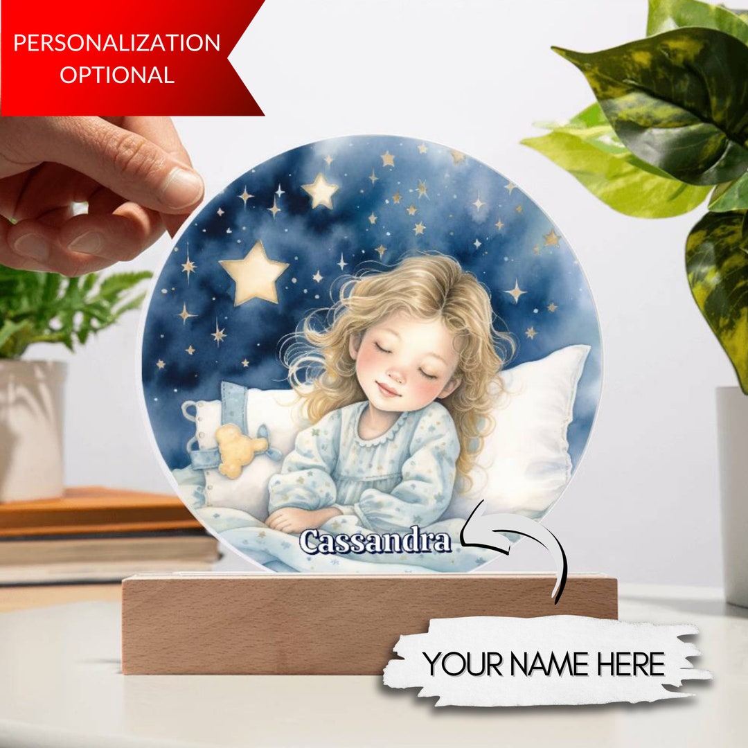 Custom Baby Night Light | Little Girl Gifts, Night Light, Personalized ...