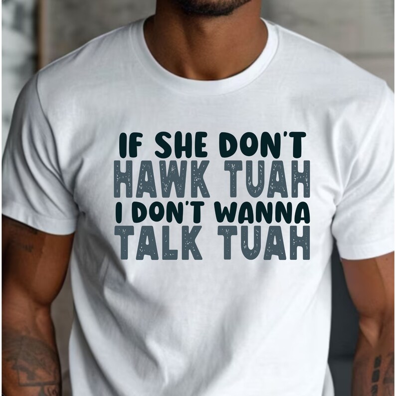 Hawk Tuah Unisex Tik Tok Shirt, Gift for Her, Trendy Shirt, Popular ...