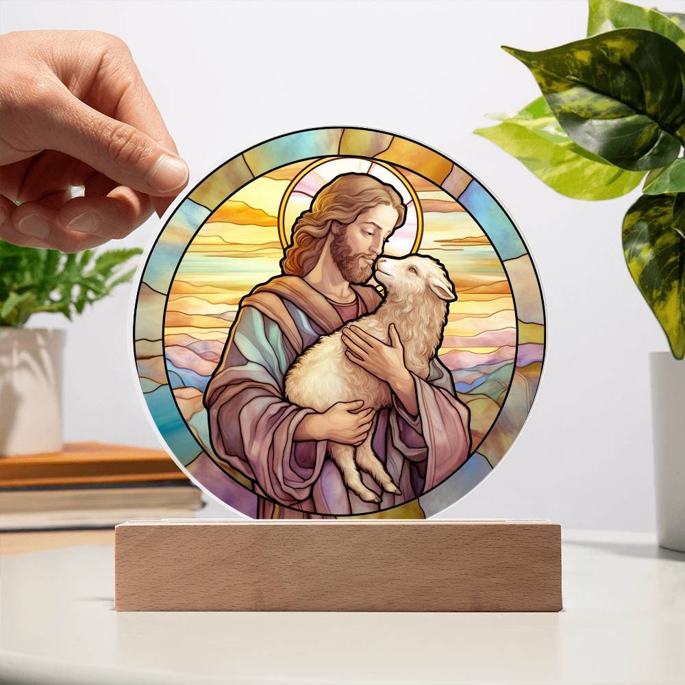 Christian Stained Glass Style Plaques Catholic, Christian Merch ...