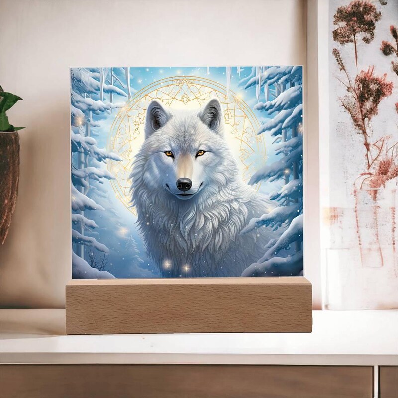 Wolf Stained Glass - Etsy