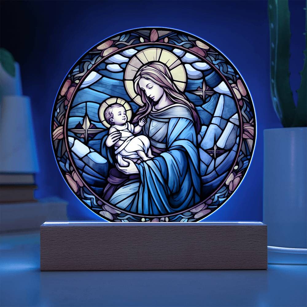 Christian Stained Glass Style Plaques Catholic, Christian Merch ...