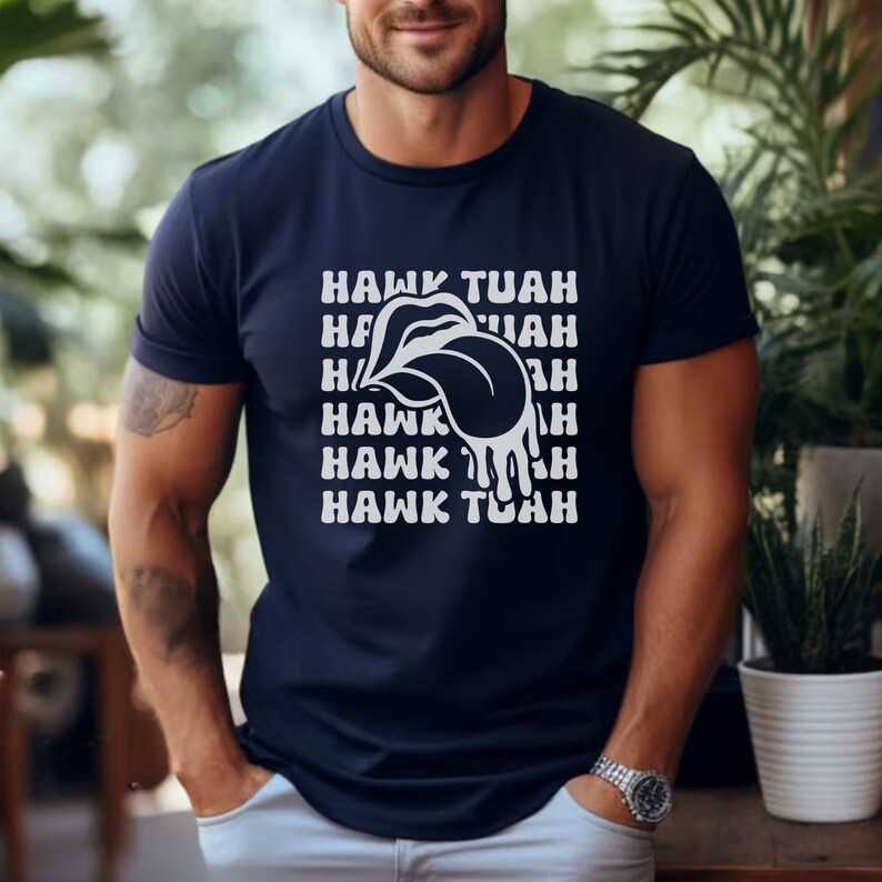 Hawk Tuah Spit on That Thang, Tik Tok Shirt, Trending Tiktok Meme ...