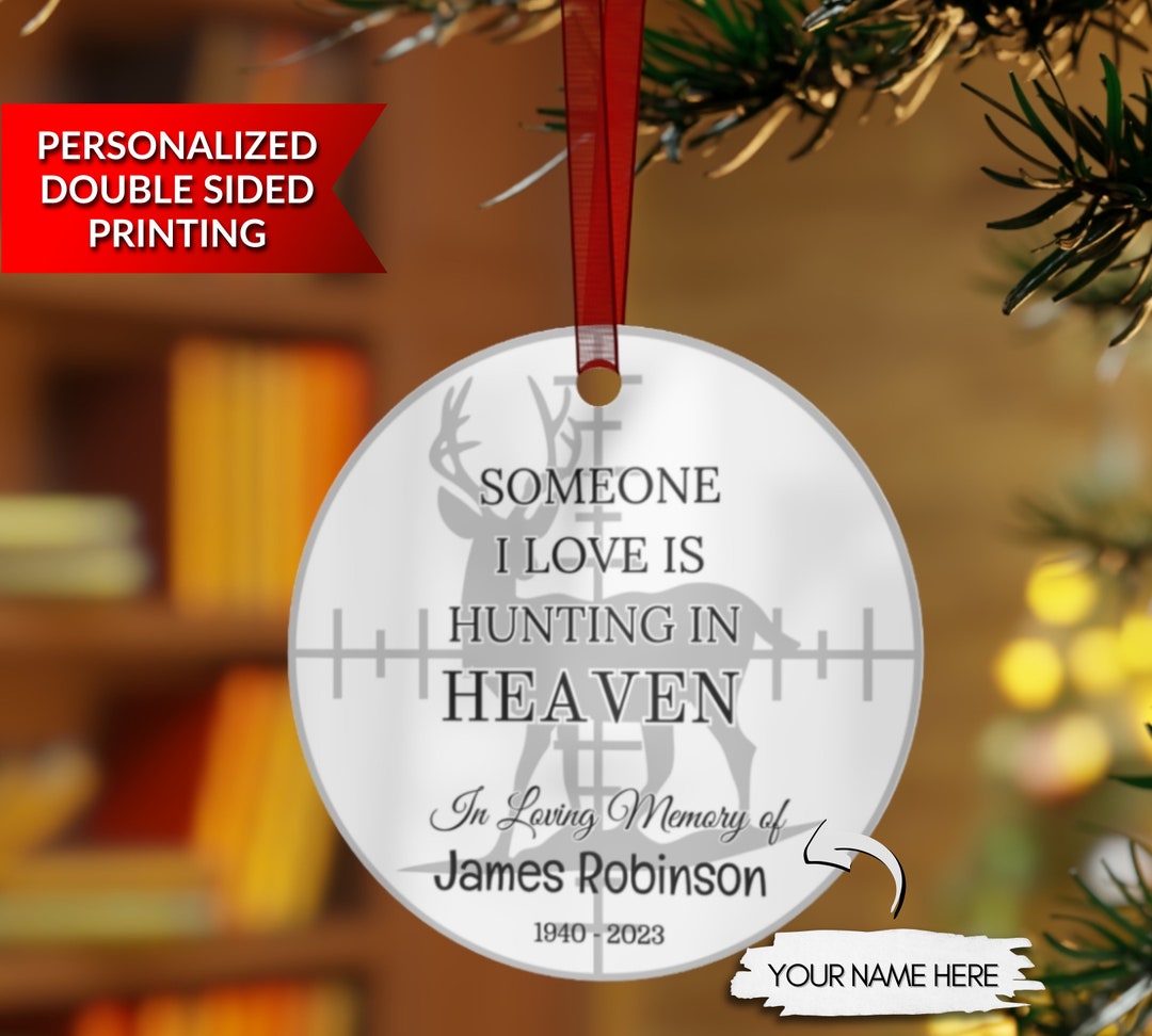Hunting Dad Remembrance Ornament | in Memory Christmas Ornament, Sorry ...