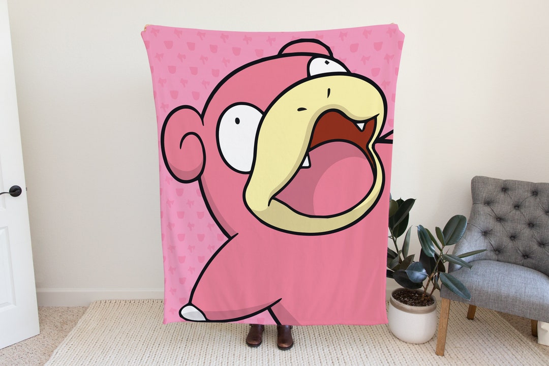 Slowpoke Blanket - Slowpoke Gift, Slowpoke Accessories & Slowpoke Plush ...