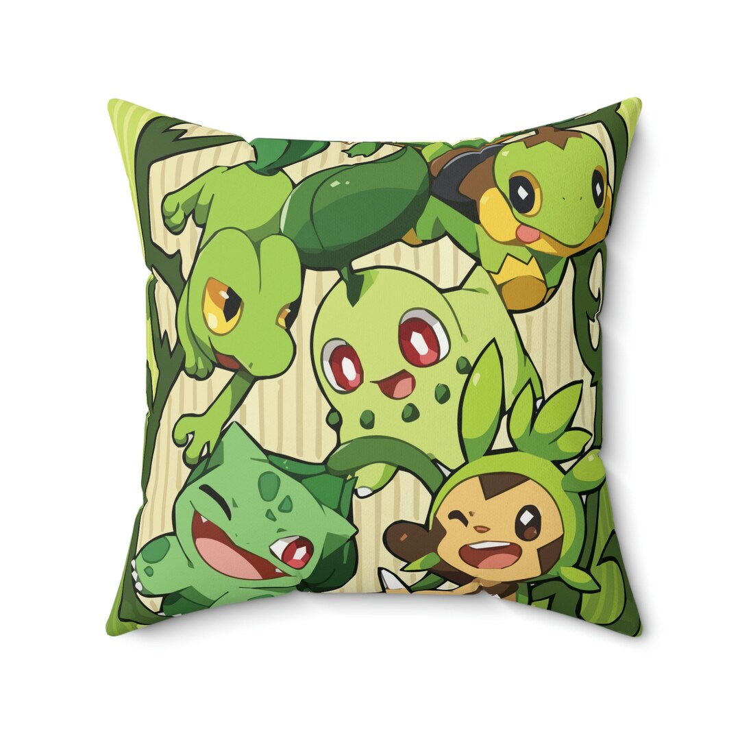Bulbasaur Pillow - Turtwig Pillow , Chikorita Pillow , Treecko Pillow ...