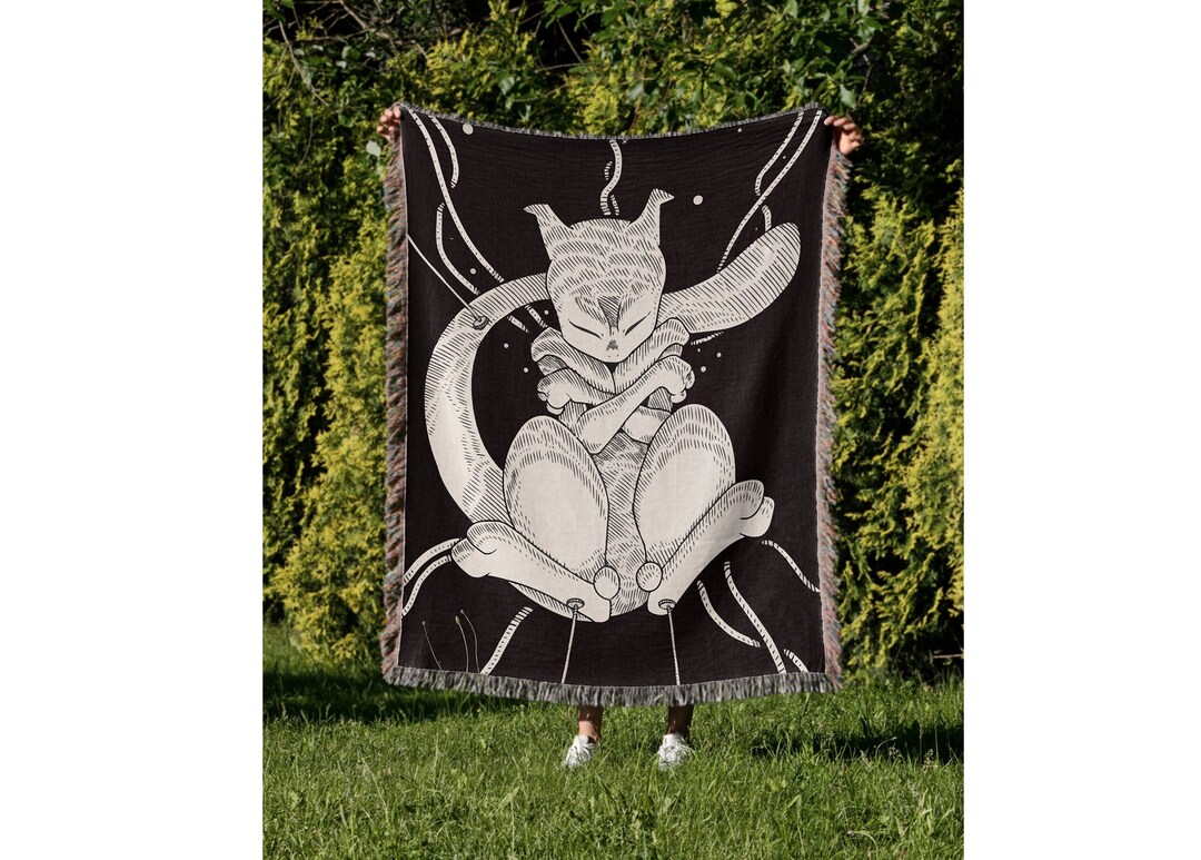 Mewtwo Blanket Mewtwo Gift Mewtwo Accessories Mewtwo - Etsy