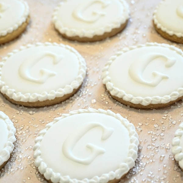 Initial Cookie - Etsy