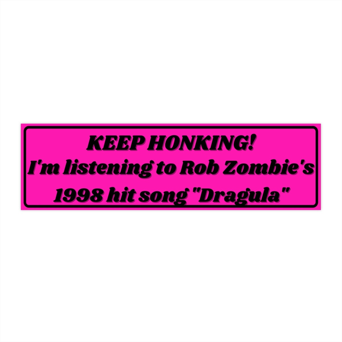 Dragula Bumper Sticker Pink - Etsy