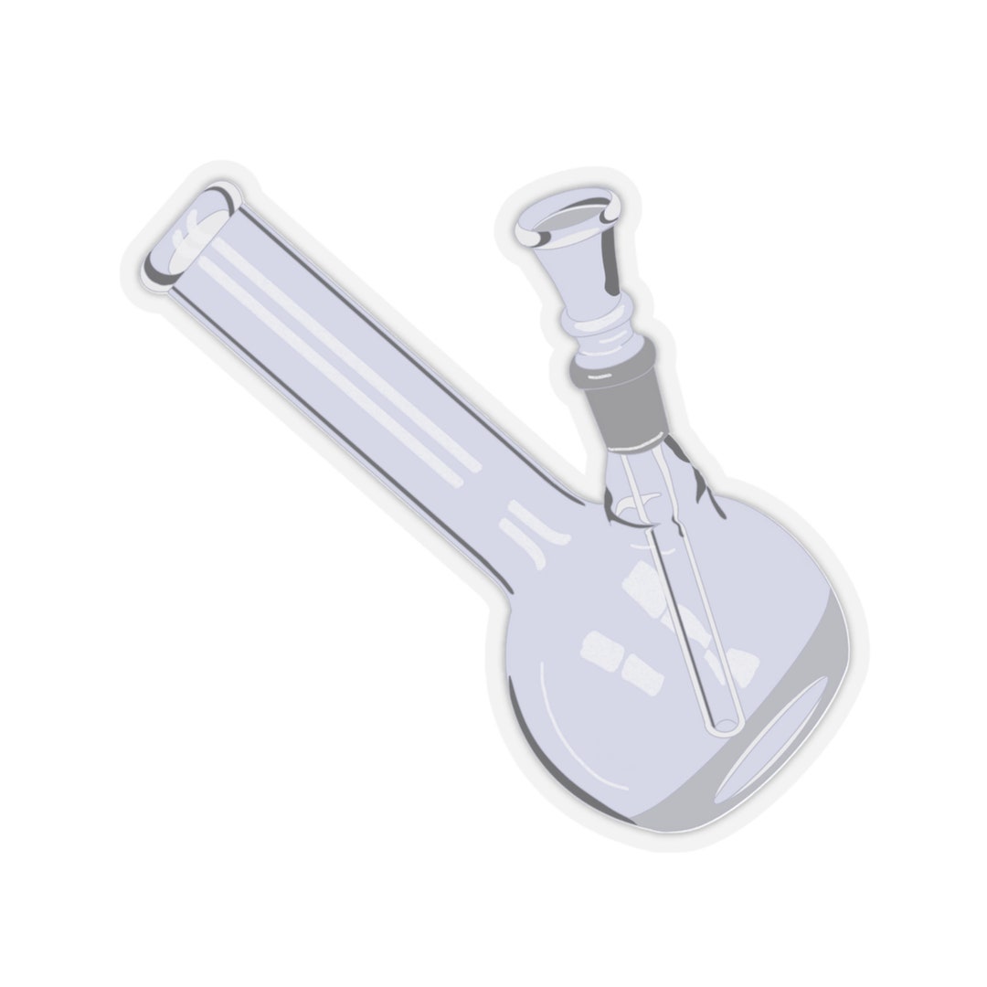 Clear Bong Vinyl Sticker - Etsy