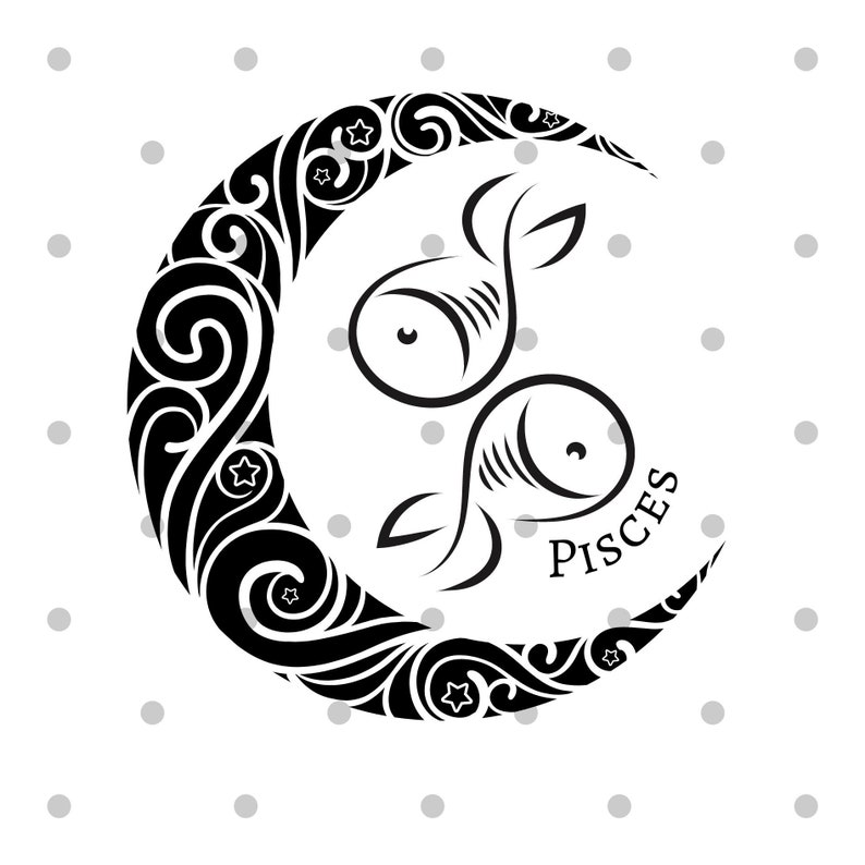 Pisces, Astrology, Zodiac, Water Sign, February 19 - March 20, SVG, PNG ...