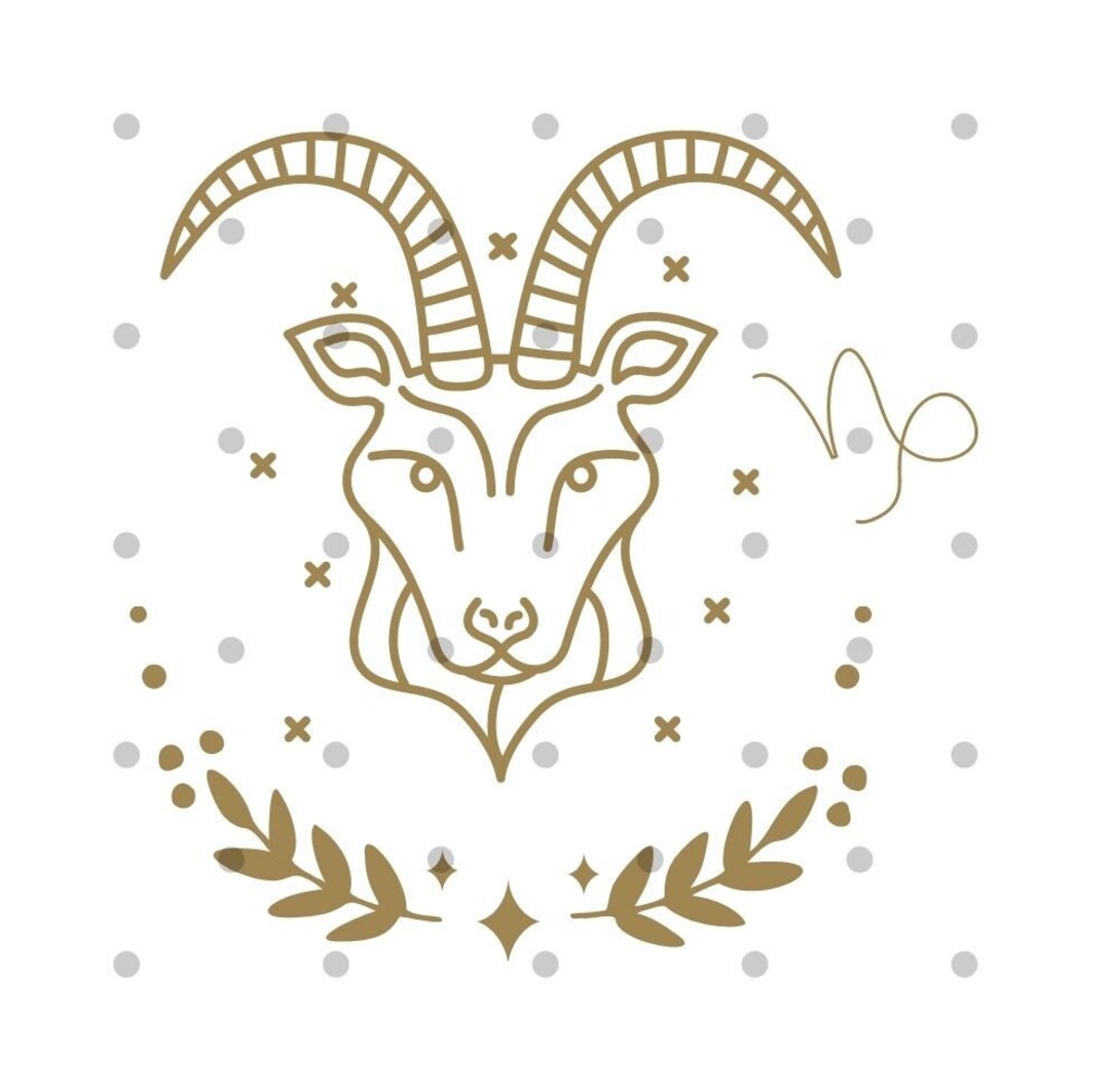Capricorn, Astrology, Zodiac, Earth Sign, December 22 - January 19, SVG ...