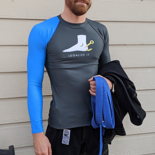 Bjj Rash Guard Men - Etsy