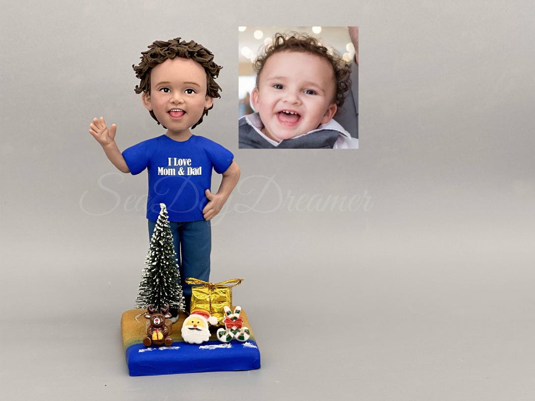 Custom Bobbleheads for Kids, Boy, Daughter, Custom Bobblehead for Dad ...