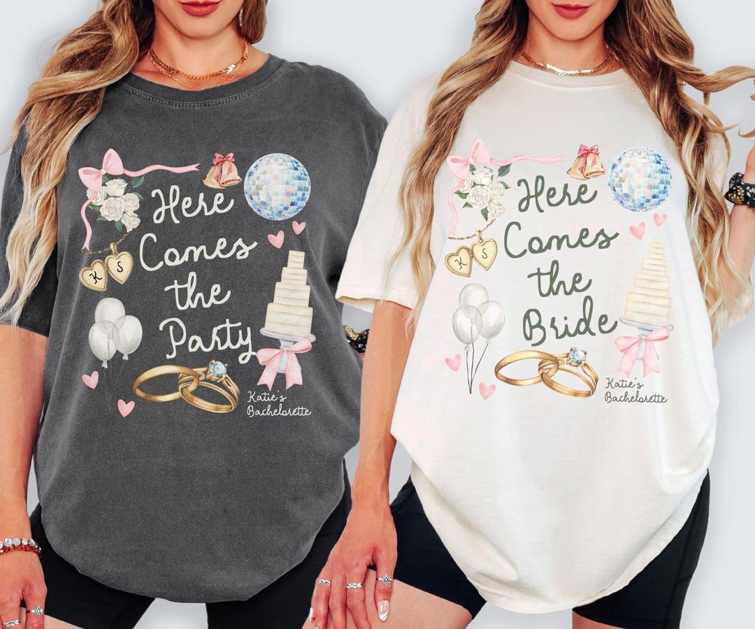 Comfort Colors Custom Bachelorette Party T-shirts - Etsy