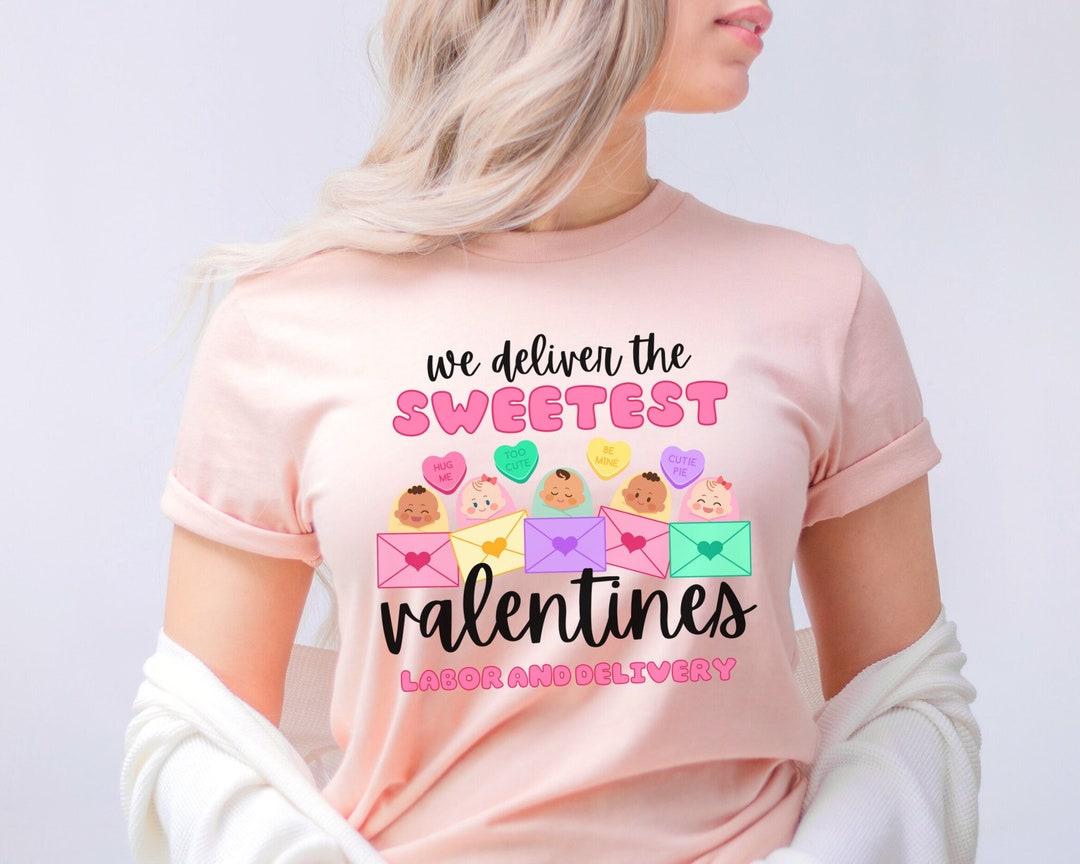 Labor and Delivery Nurse Valentine's Day Shirt, L&D Nurse Tee ...