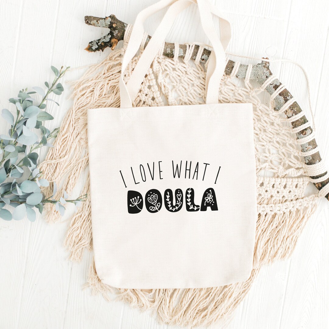 Doula Canvas Tote Bag Birth Worker Support Person Gift - Etsy