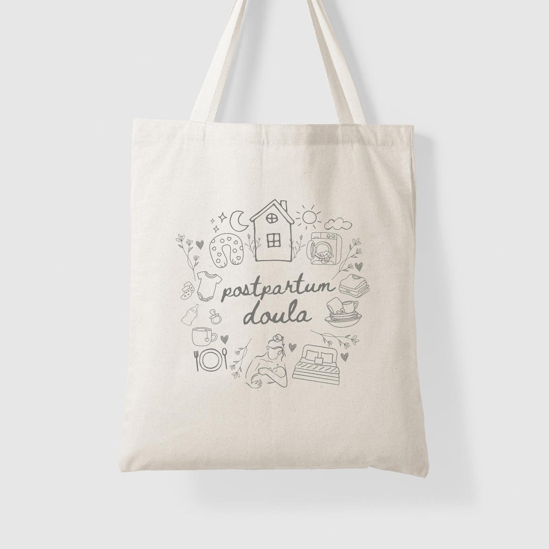 Postpartum Doula Tote Bag, Homebirth Doula Tote, Doula Gift, Doula ...