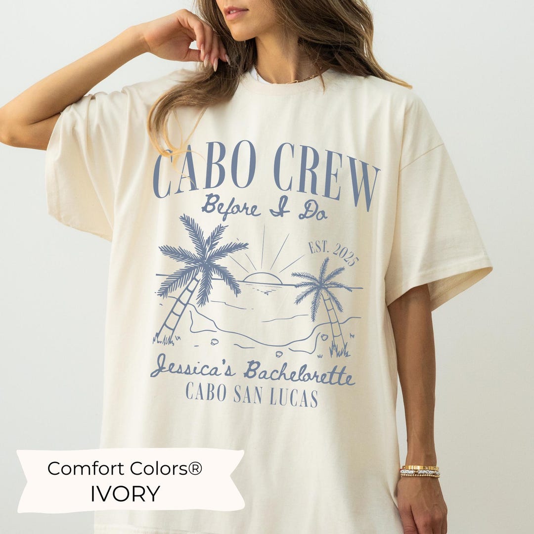 Custom Cabo San Lucas Bachelorette Shirt Personalized Mexico Bach ...