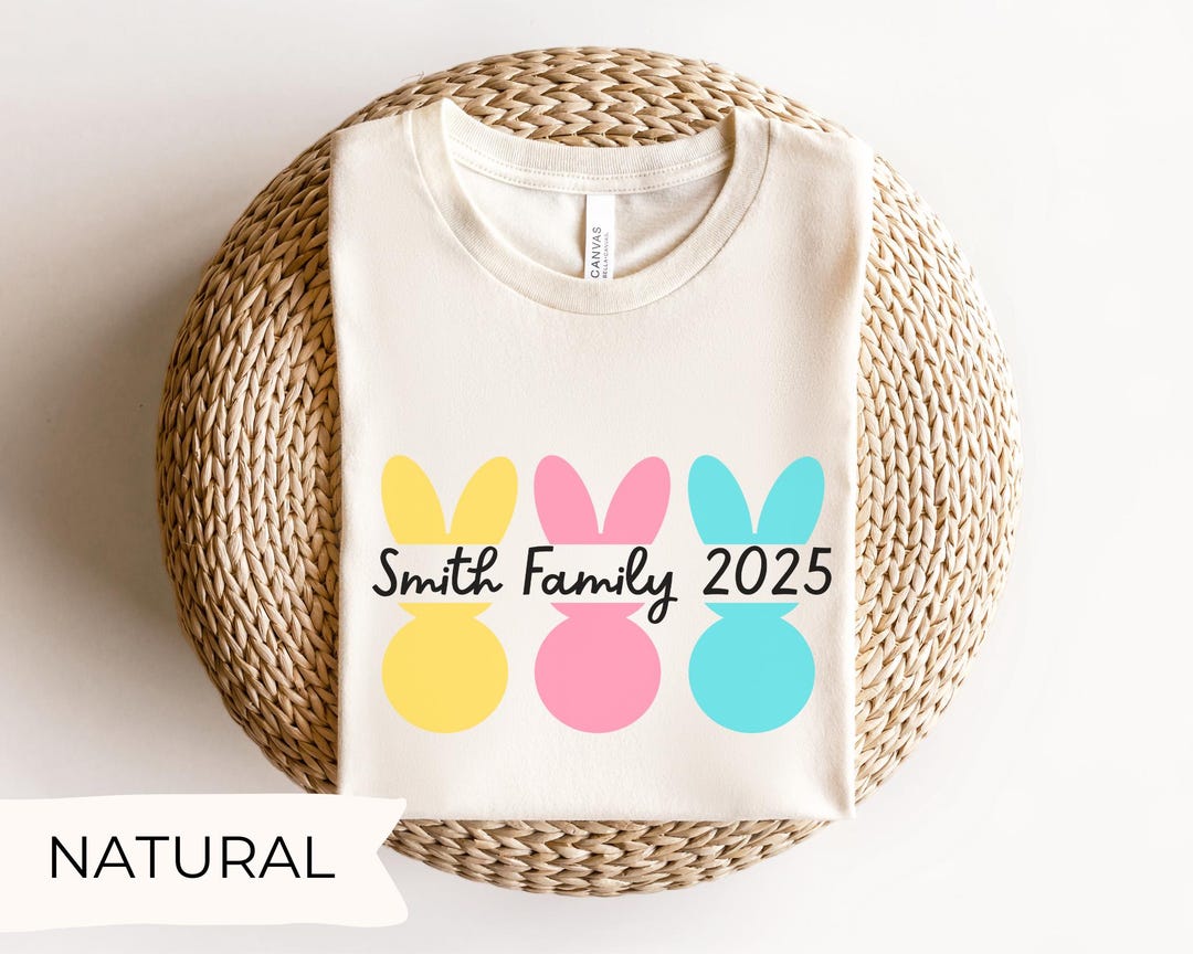 Custom Family Easter 2025 Shirt, Custom Easter Shirt, Easter Family ...