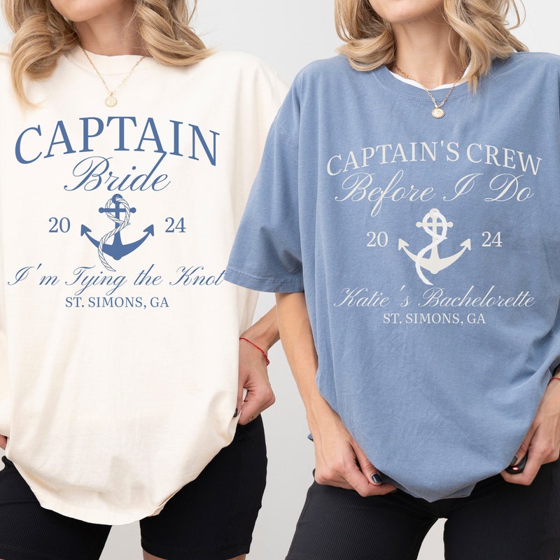 Custom Captain Shirts - Etsy