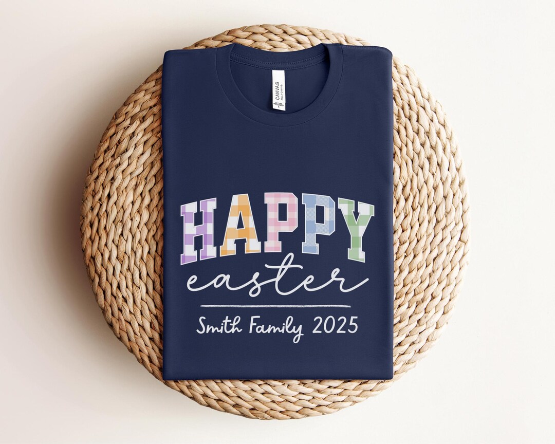 Custom Family Easter 2025 Shirt, Custom Easter Shirt, Easter Family ...