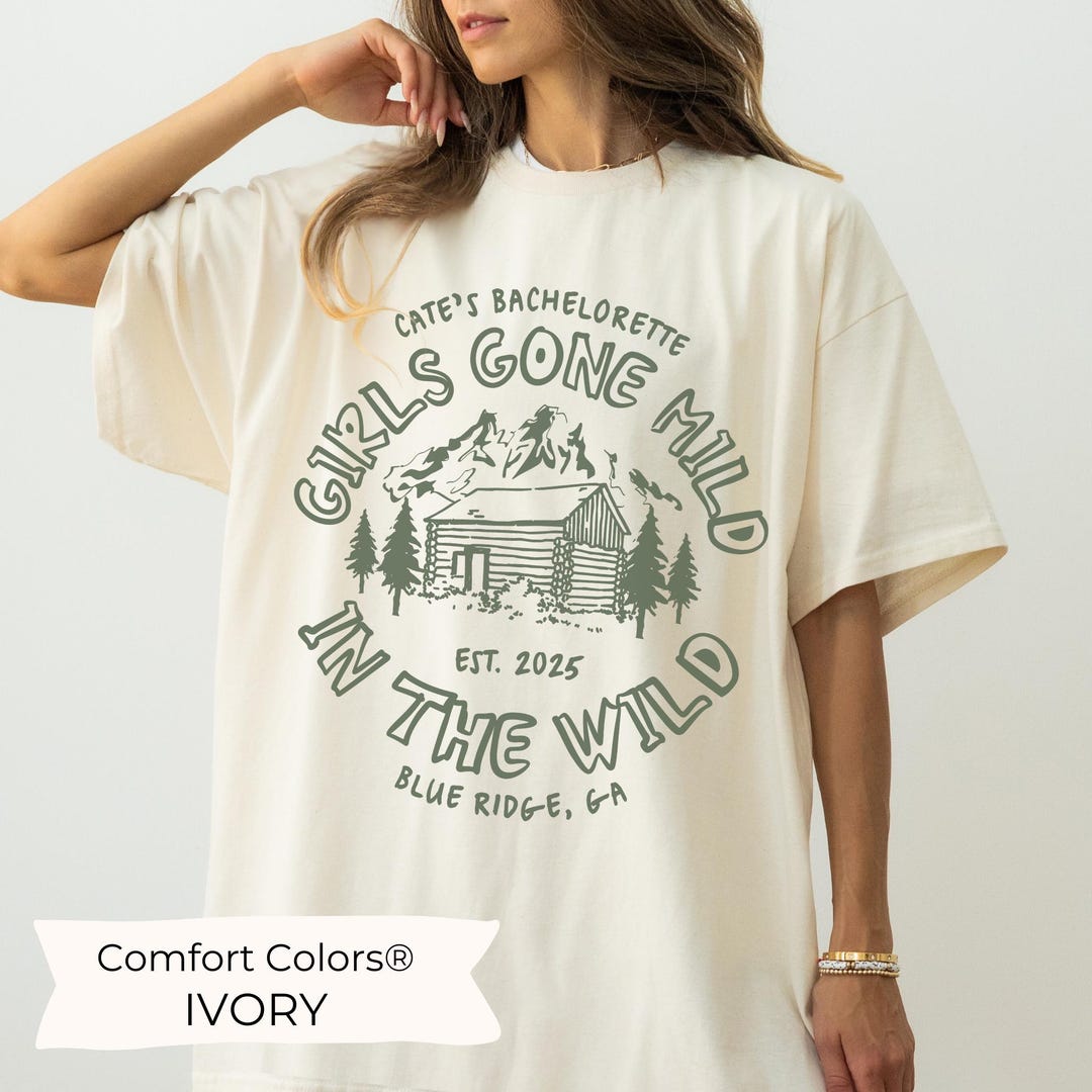 Custom Girls Gone Mild in the Wild Shirts, Comfort Colors Personalized ...
